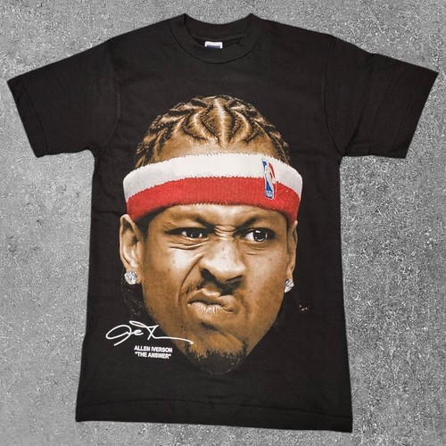 Allen Iverson Big Face Basketball Graphic T-shirt Small-XXL | eBay