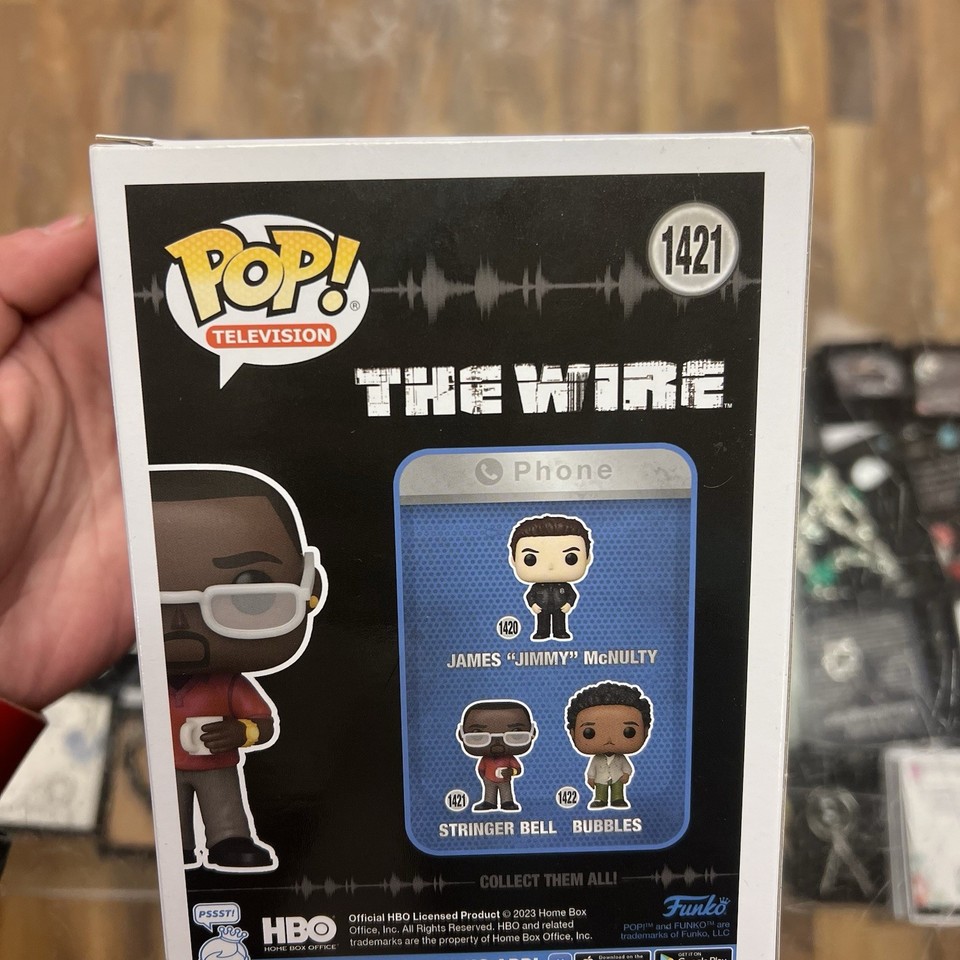 Stringer Bell Funko Pop! Television (1421) The Wire Pop Vinyl New ...