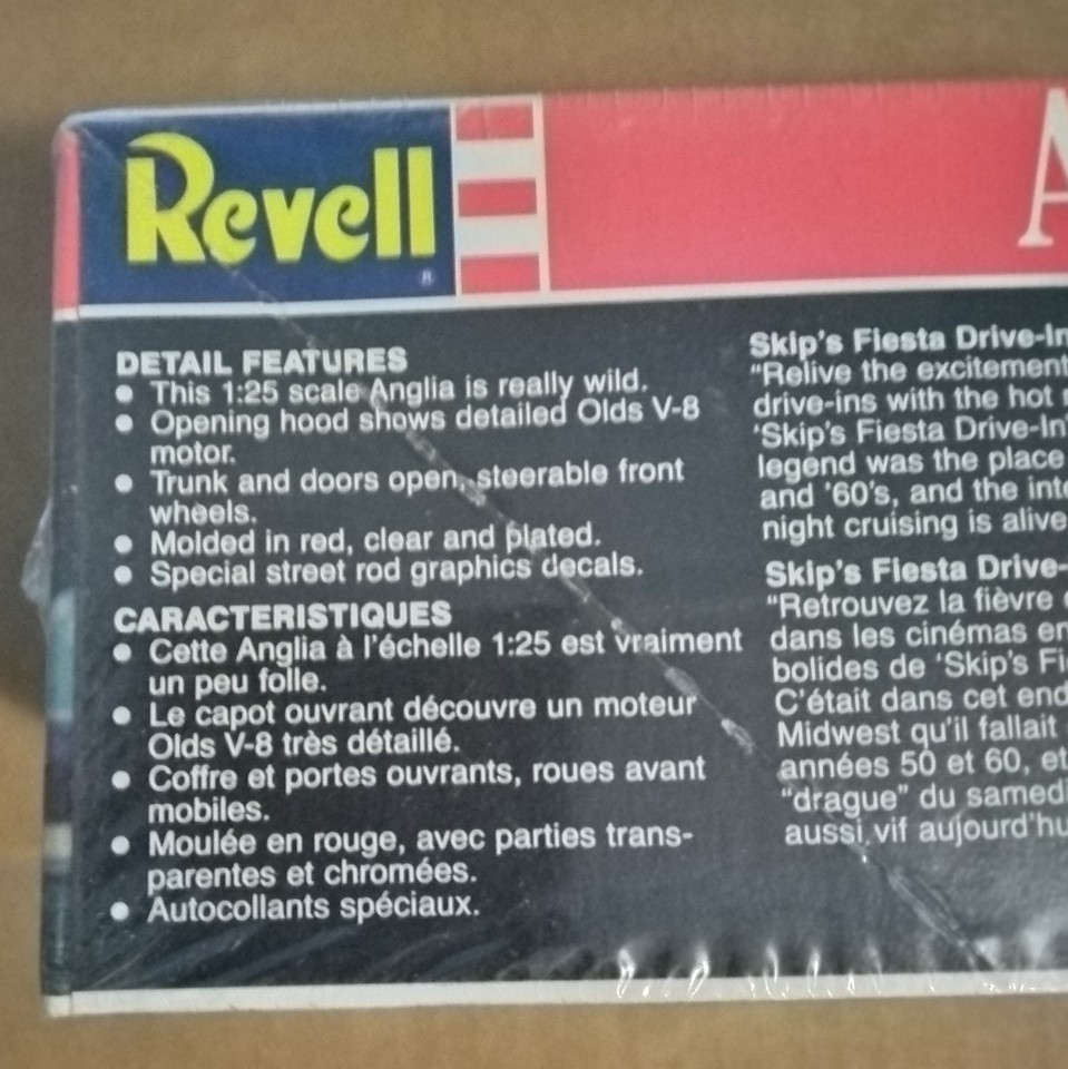 REVELL Anglia Street Rod #7150 (1989) *NEW FACTORY SEALED* (Vintage ...