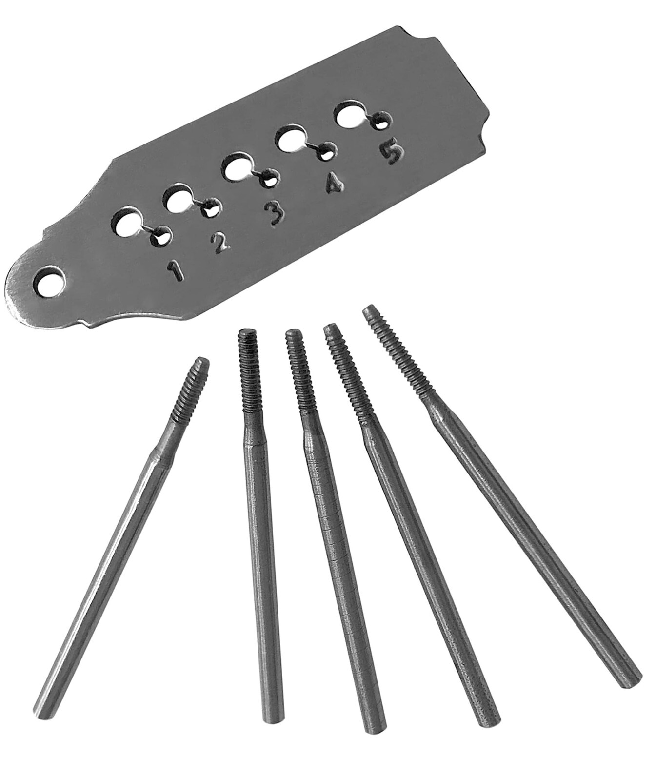 Mini Taps & Die Set of 6pcs No 1,2,3,4,5 Mini Die Set Screw Plate ...