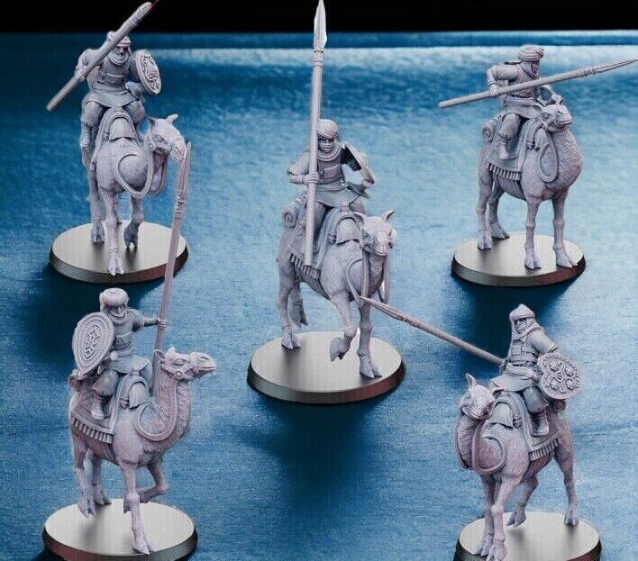 Araby / Easterling Camel Rider Spears 28mm LoTR MESBG Wargames ...