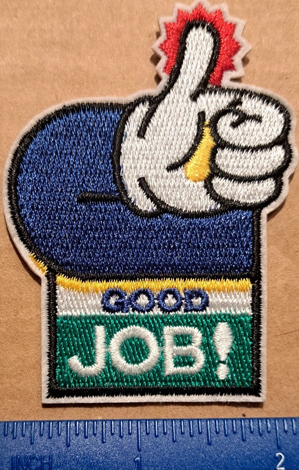 Good Job! embroidered Iron on patch | eBay