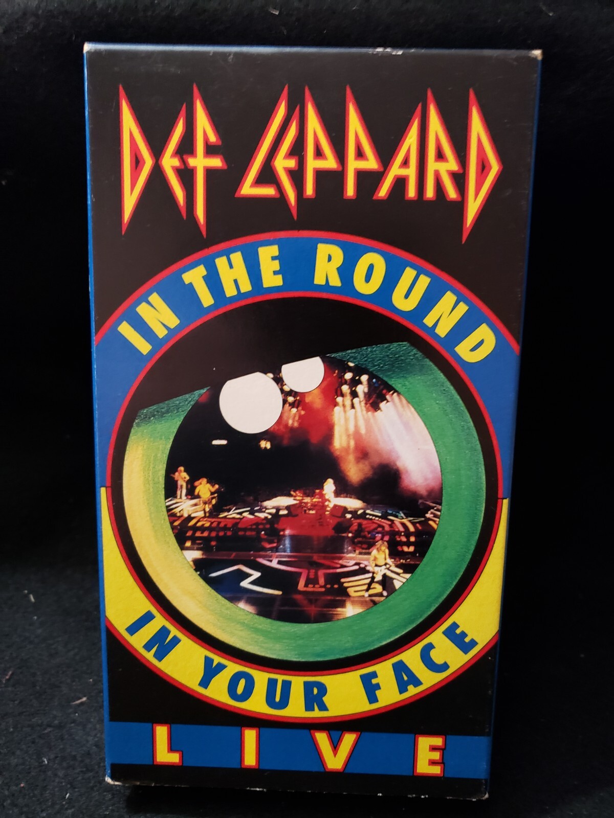 Def Leppard Live: In the Round, In Your Face VHS Video Tape Vintage ...