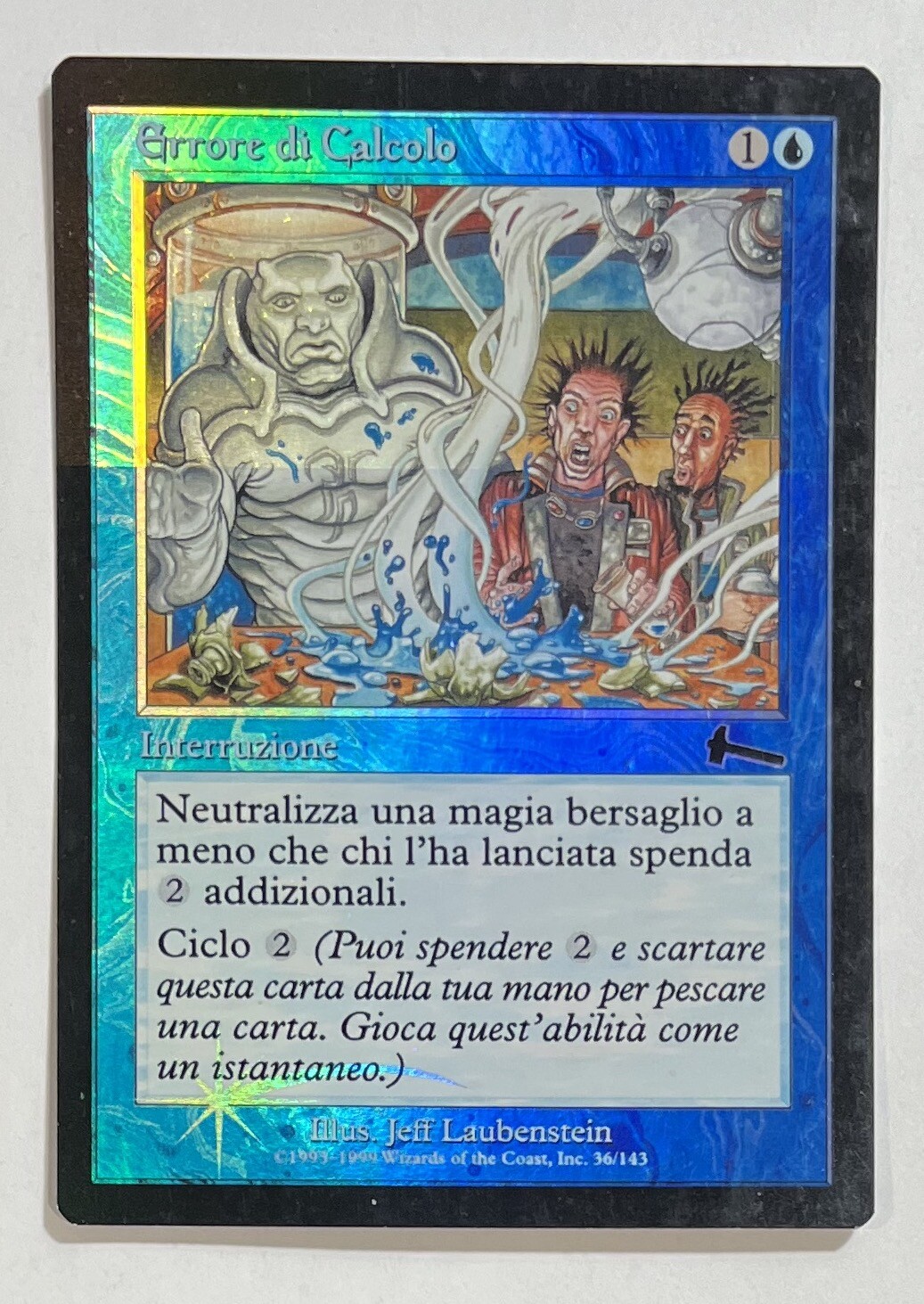 MTG MISCALCULATION (FOIL) Ursa's Legacy (Italian) (OldManMTG 003-768 ...
