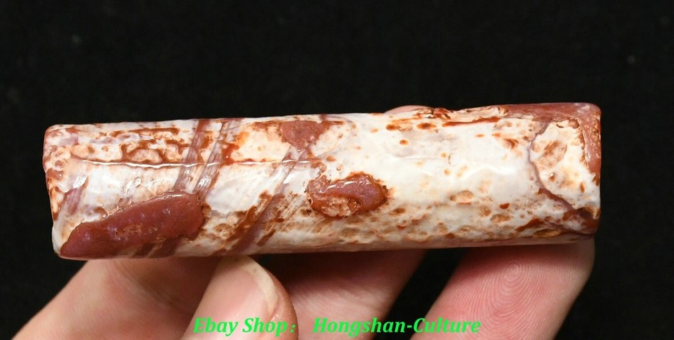 2.7'' Rare Old Chinese Dynasty Agate Pattern Yucong Yu Cong Zong 3 ...