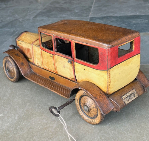 Rare Vintage 13.5'' Long Limousine Distler JDN 7673 Litho Car Tin Toy ...