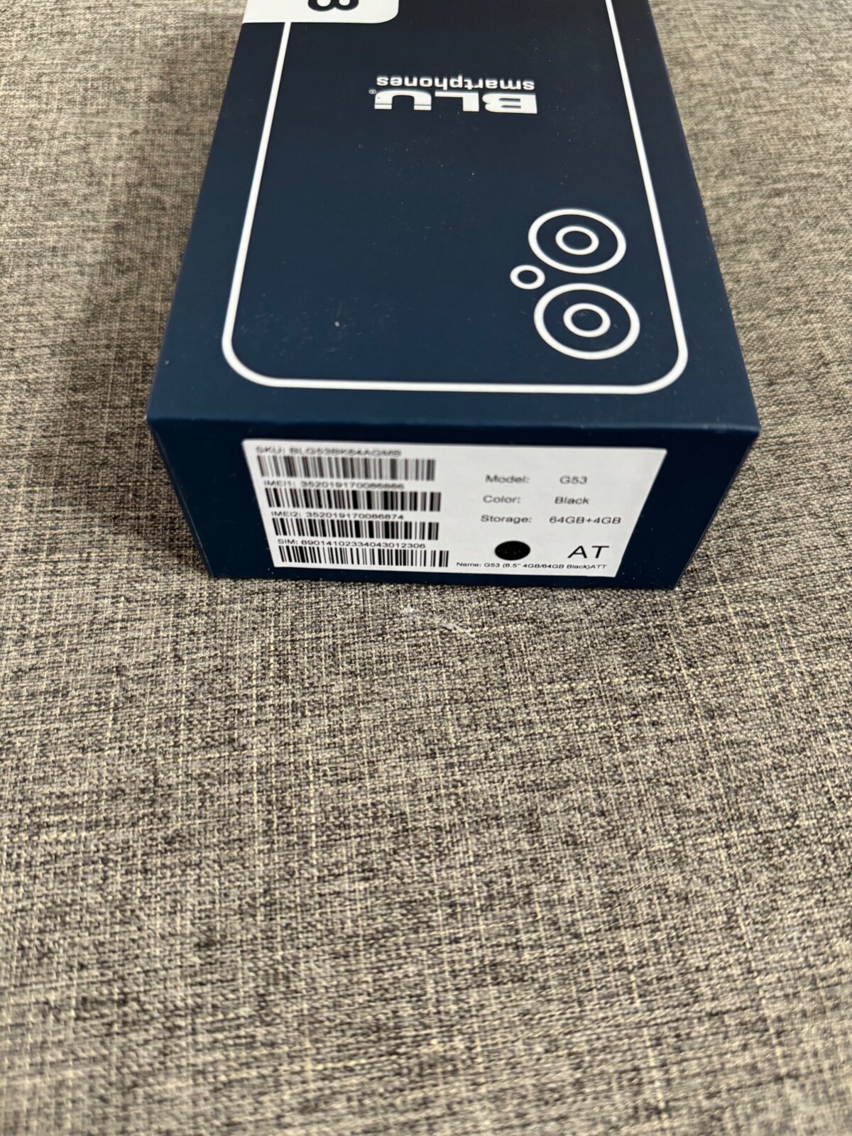 BLU G53 G0850 64GB GSM Unlocked Android Smartphone - Black | eBay