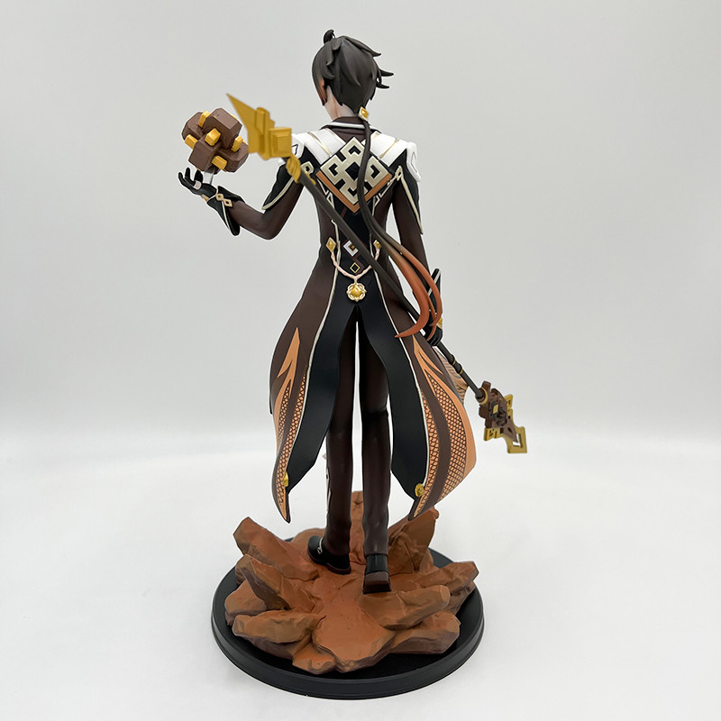 27cm Genshin Impact Zhongli Anime Figure Gk Action Figures, 50% OFF