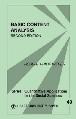 Robert Philip Weber Basic Content Analysis (Taschenbuch) | eBay