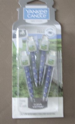YANKEE CANDLE CAR VENT STICKS...CLEAN COTTON | eBay
