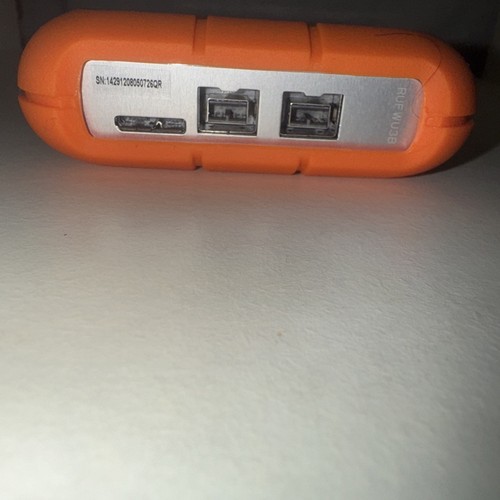 LaCie Rugged Triple 1TB External Hard Drive Portable HDD with USB Cable ...