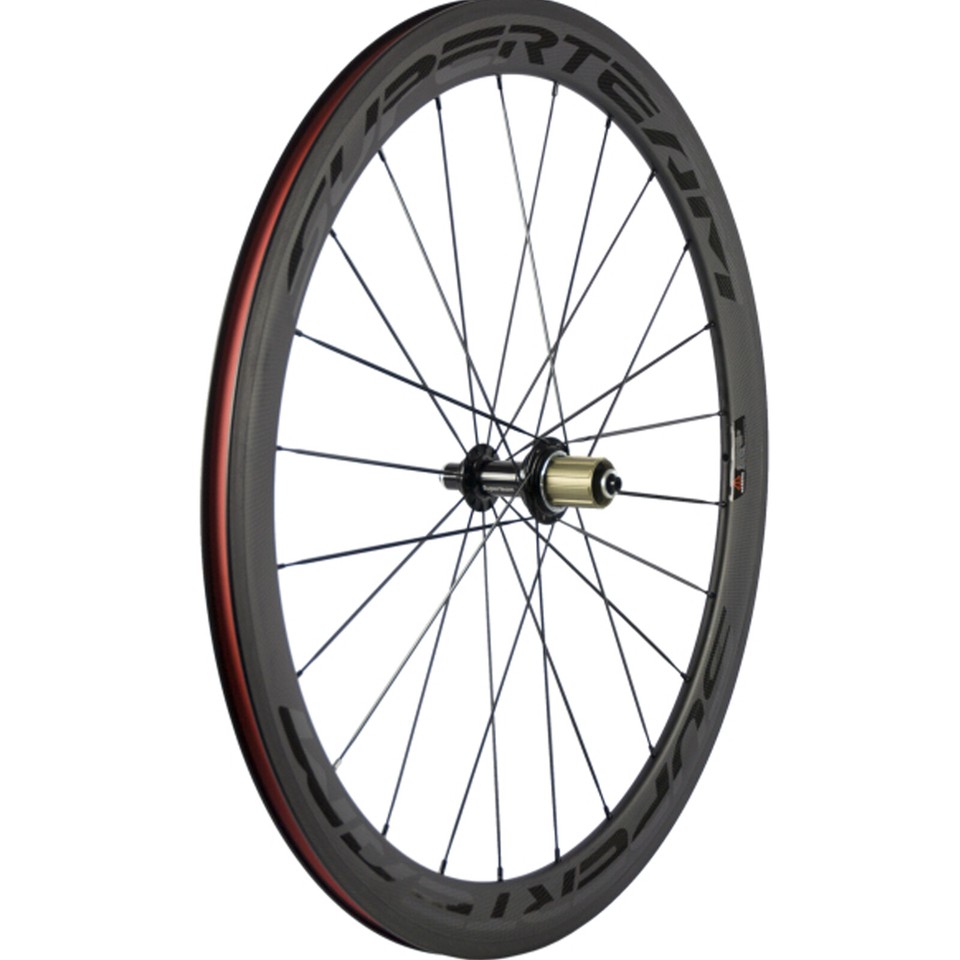 Superteam Carbon Wheels 50mm Road Bike Carbon Wheelset 3k Matte Basalt ...