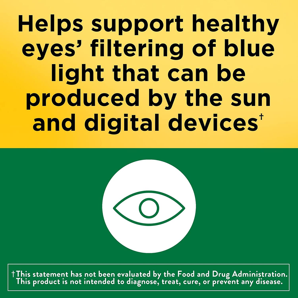 Nature Made Vision - Eye Vitamins with Lutein & Zeaxanthin - AREDS 2 ...