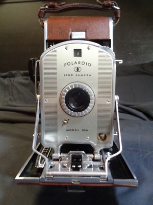 Vintage Polaroid Land Camera Model 95 A with light meter | eBay