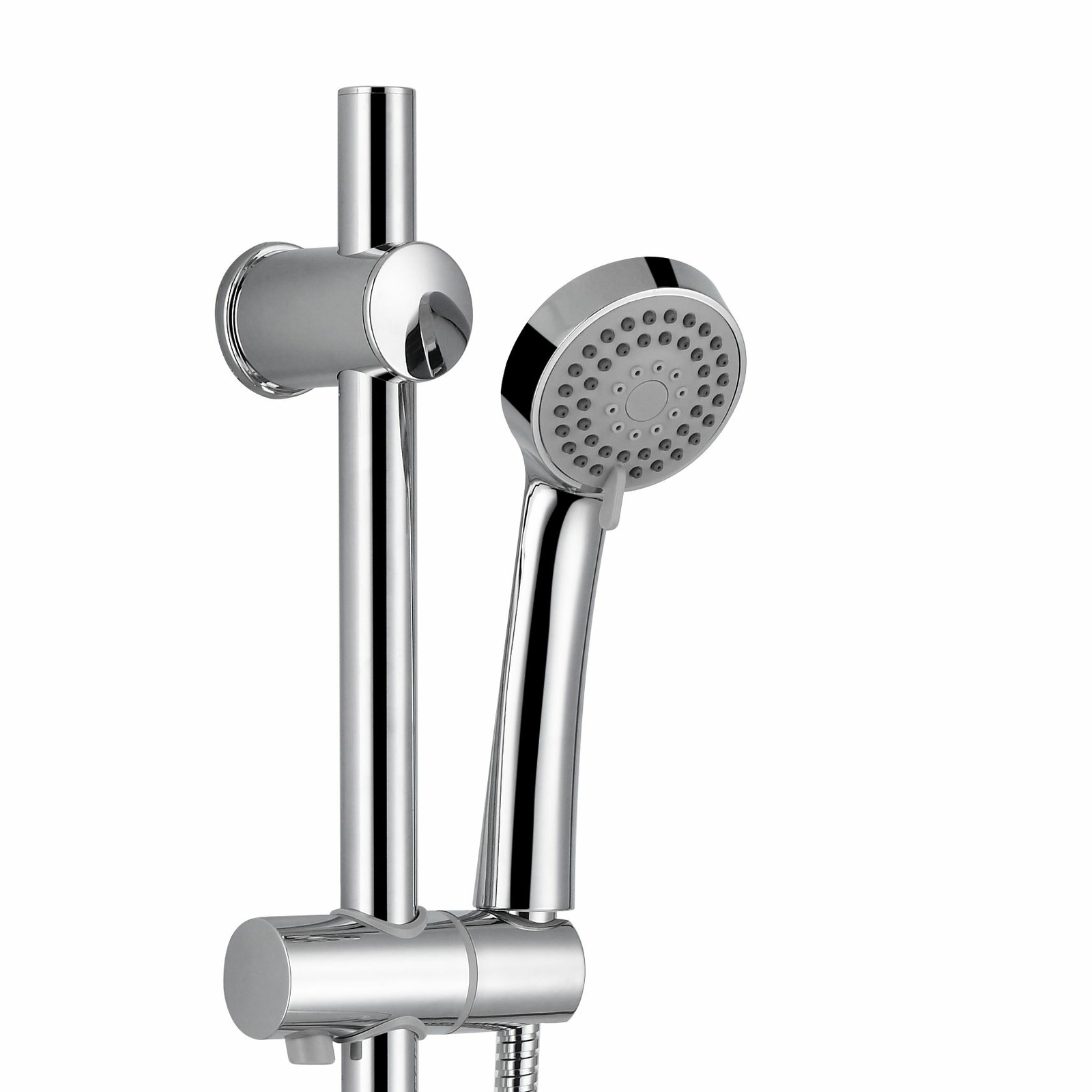 PROCONTUR ADJUSTABLE CHROME 3 MODE HANDSET SHOWER SLIDER RISER RAIL KIT ...