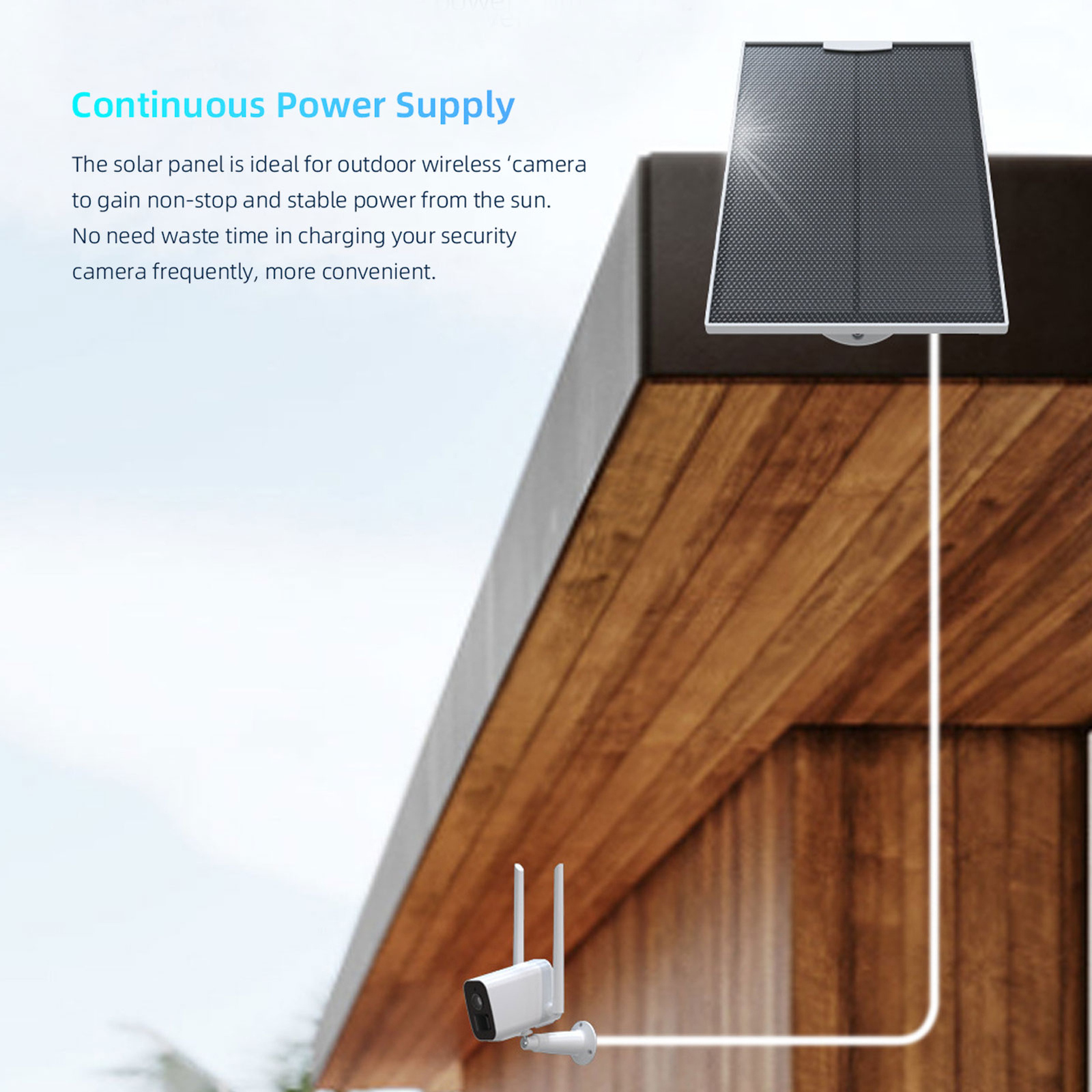 Solar Panel 360 Degree Adjustable IP65 Weatherproof USB Port Solar ...
