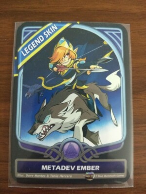 Brawlhalla Metadev Ember Skin Card & Code For All Platforms - PAX | eBay