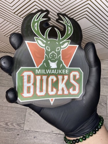 NBA Milwaukee Bucks 3D Lenticular Motion Moving Sticker Car Decal ...