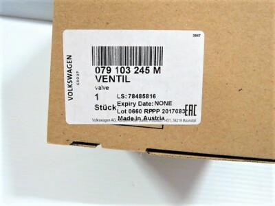 Genuine OEM Audi 079-103-245-M PCV Crankcase Vent Valve 2011-2012 A8 ...