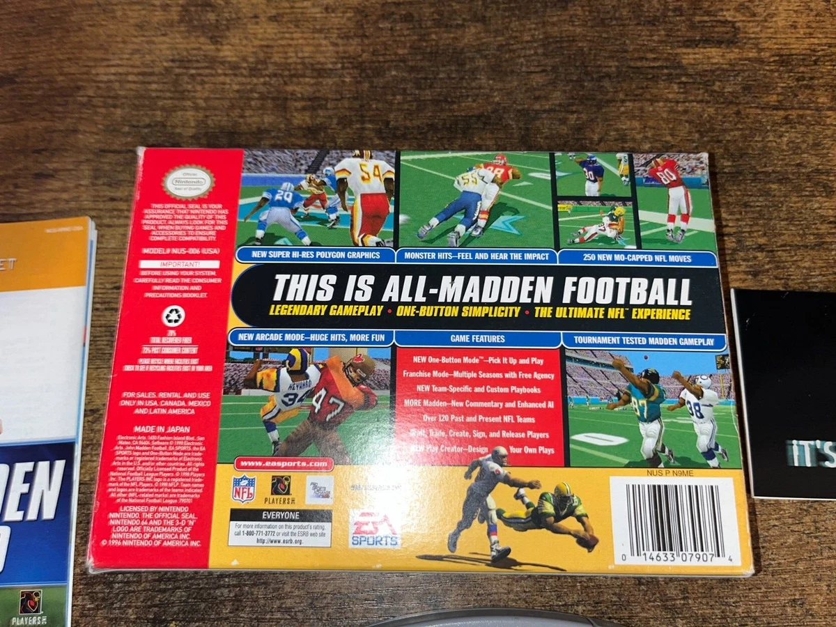Madden 99 N64