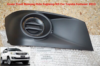 52127-0K040 Cover Front Bumper Hole Foglamp RH Side For Toyota Fortuner ...
