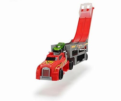 Dickie Toys 203747003 Race and Store Stack Store Red Car Transporter ...