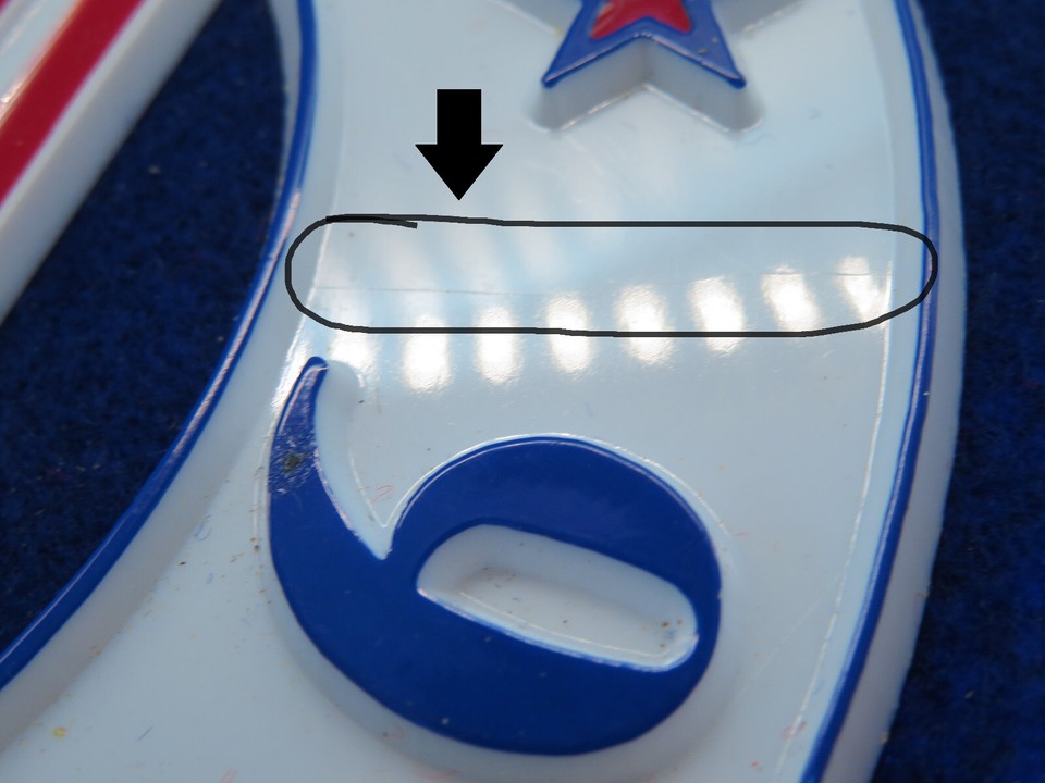 Lot of 6 NOS American Flag Clock Face 6" Round DIY Stars & Stripes ...