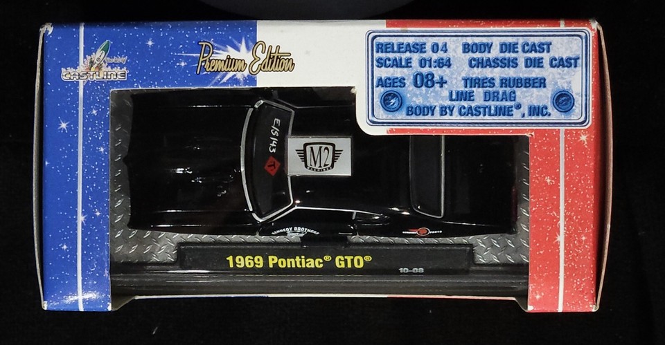 M2 Machines 69 1969 Pontiac GTO Auto-Drags Race Street Rods Car R04 10 ...