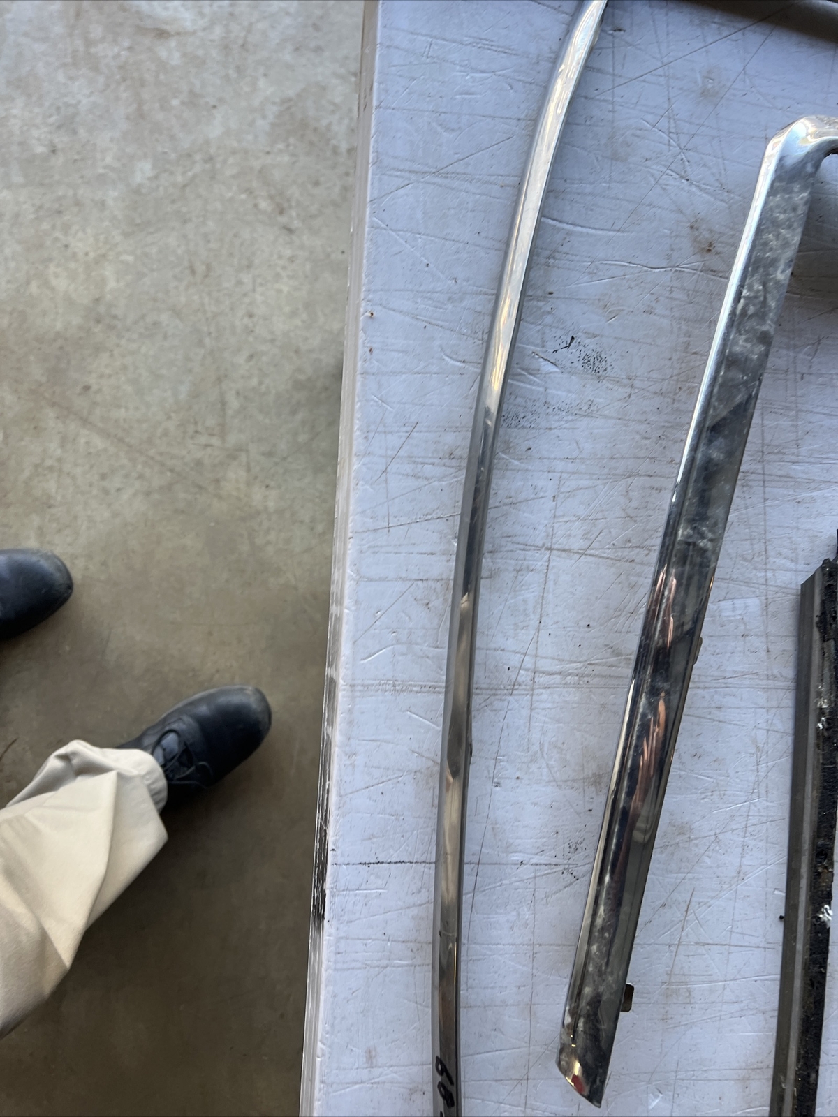 1968 impala convertible boot beltline and windshield stainless | eBay