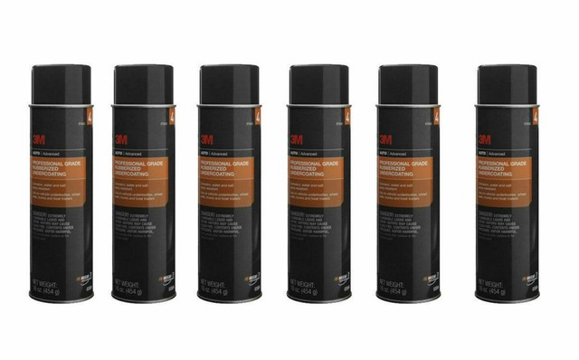 3M 3584 Professional Grade Rubberized Undercoating 6 16oz Cans for sale ...
