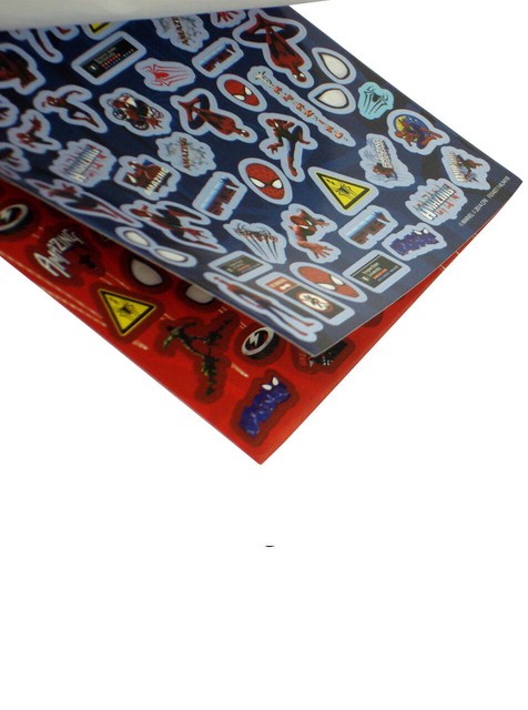 Marvel The Spiderman Spider-Man 2 sticker book 5 sheets 400 stickers ...