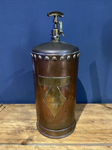 Rare Nu-swift Fire Extinguisher, Model 26138 , Copper , Riveted | eBay UK