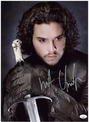 Kit Harington Signed 12x16 Photo Game of Thrones Jon Snow Autographed ...