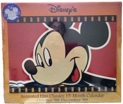 Disney's Animated Film Classics 15-Month Calendar October '98 ...