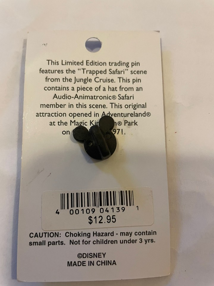 LE Piece of Disney History Pin Jungle Cruise Mickey Mouse Goofy Totem ...