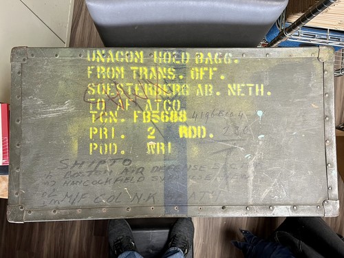 Vintage World War II Army Air Forces Military Foot Locker Trunk | eBay