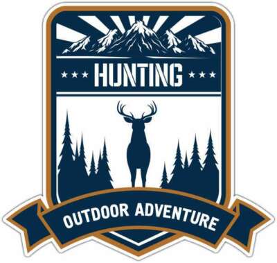 Hunting Adventure Deer Hunter Club Car Bumper Window Sticker Decal 4.6 ...