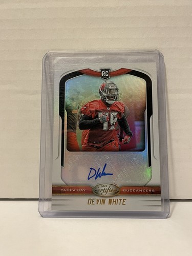 2019 CERTIFIED DEVIN WHITE ROOKIE #145, AUTO, SERIAL #116/149, SUPER ...
