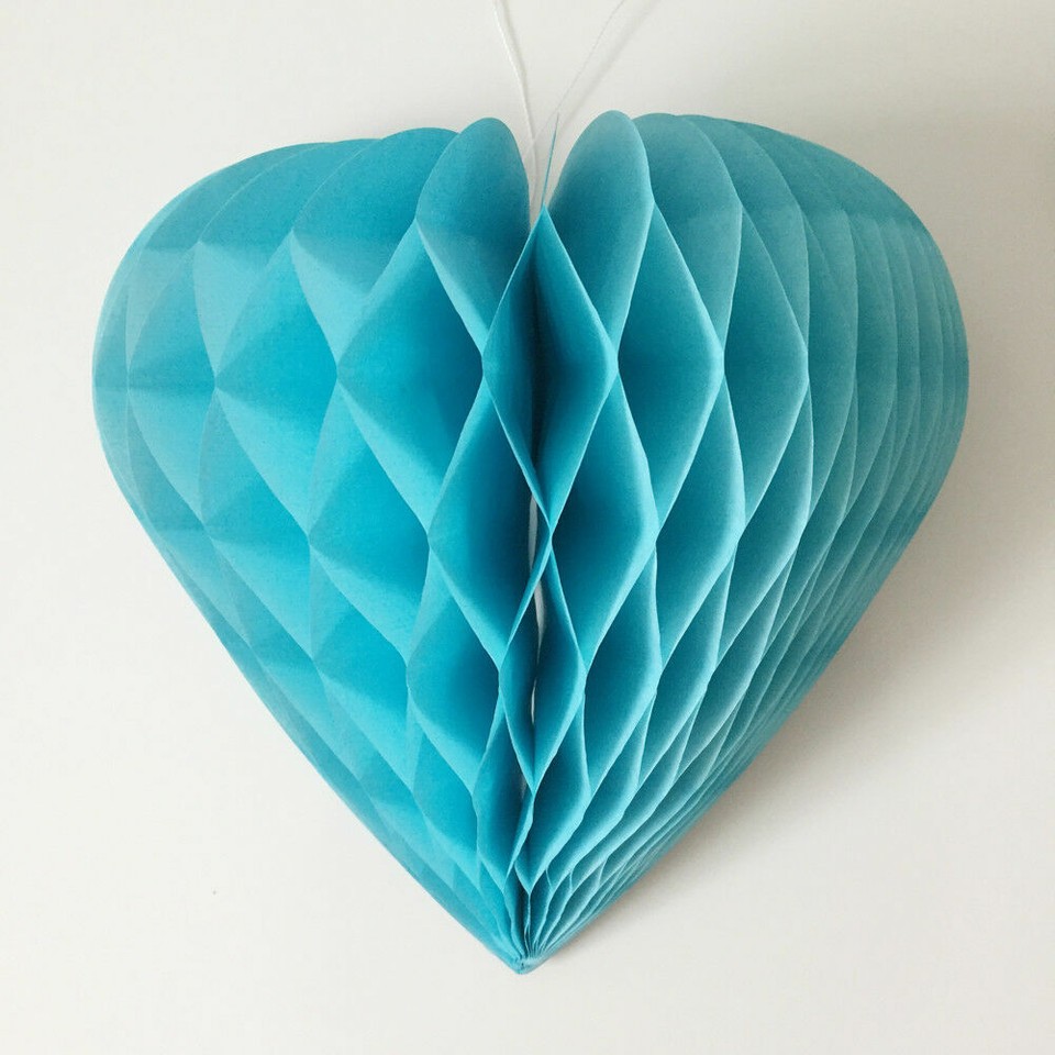 HONEYCOMB Hanging Paper BALLS Wedding Birthday Garland Party Deco Gold ...