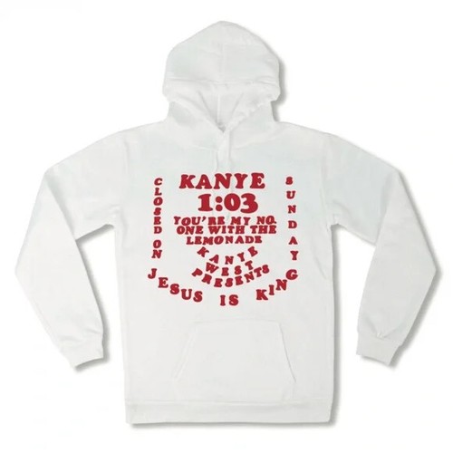 Kanye West Jesus is King That's on God Pullover Hoodie S-5XL Ye Merch ...
