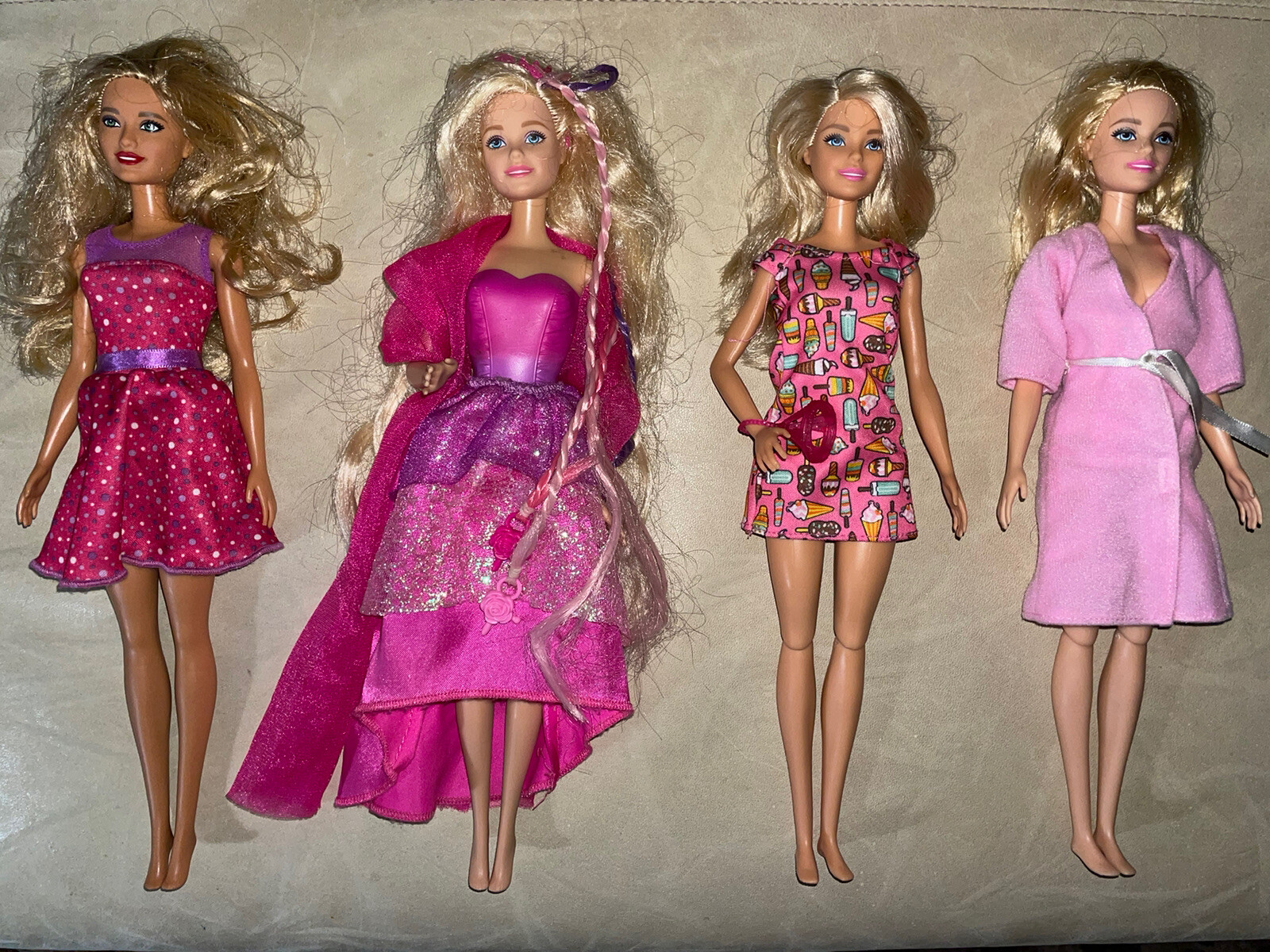 Lot of 4* Mattel Barbie Dolls 2015 - Clothed | eBay