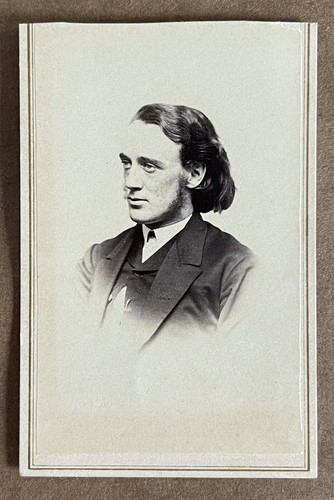 Antique Victorian CDV Photo Card Portrait Handsome Man Leominster, Mass ...