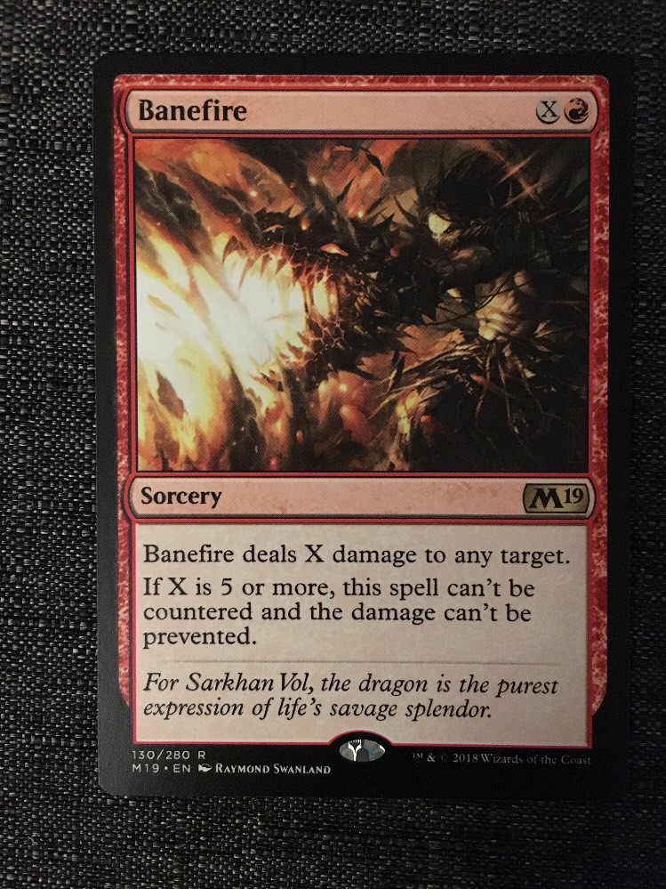 1X Banefire MM/M19 MTG Magic The Gathering NM | eBay