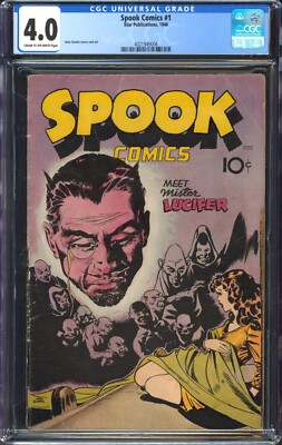 Spook Comics #1 CGC 4.0 Star 1946 John Giunta Pre-Code Horror Cover | eBay