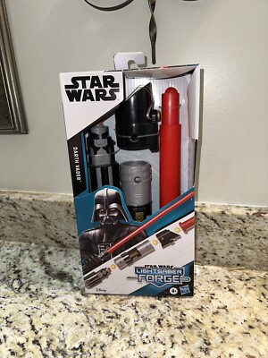 STAR WARS LIGHTSABER FORGE DARTH VADER EXTENDABLE RED LIGHTSABER | eBay