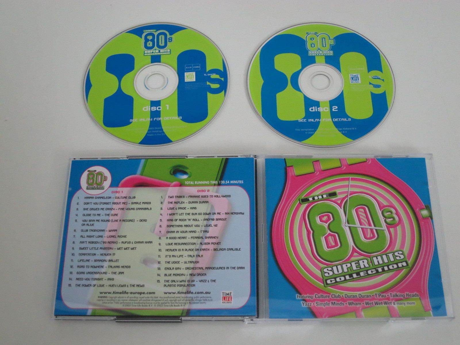 Various/The 80'S Collection / Super Hits (Time Life Music TL 544/32) CD ...