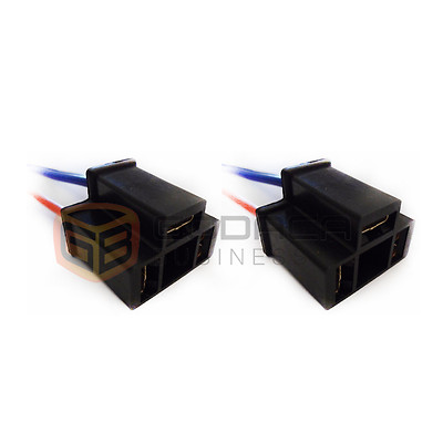 2x Socket Connector 3-way Nylon for Headlight Bulb H4/9003/HB2 | eBay
