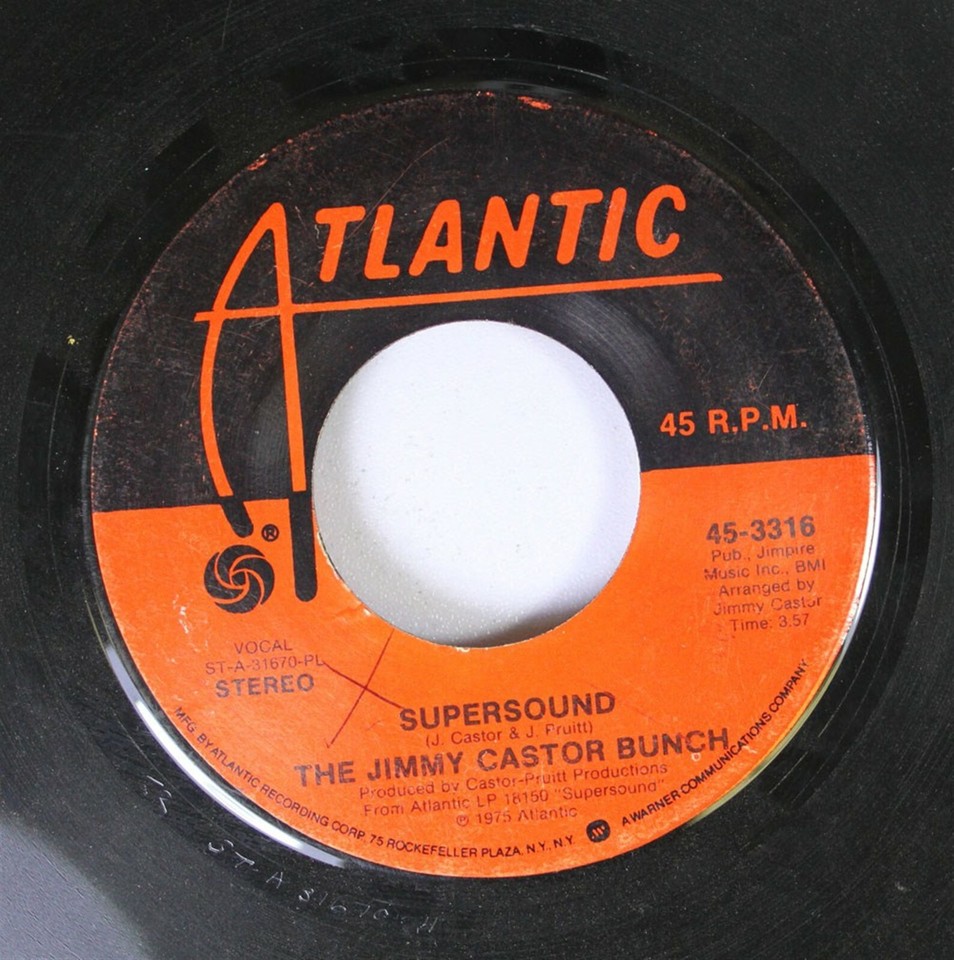 Soul 45 The Jimmy Castor Bunch - Drifting / Supersound On Atlantic | eBay