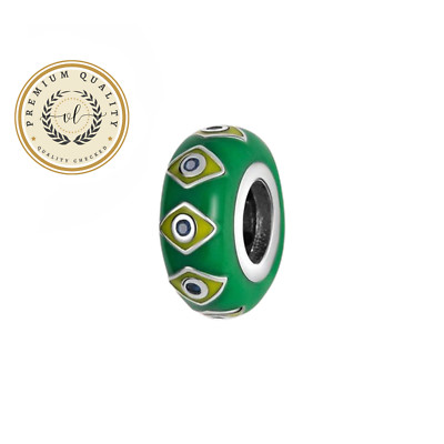 Brazil Flag Charm For Bracelet, Spacer Charm, Sterling Silver Charm | eBay