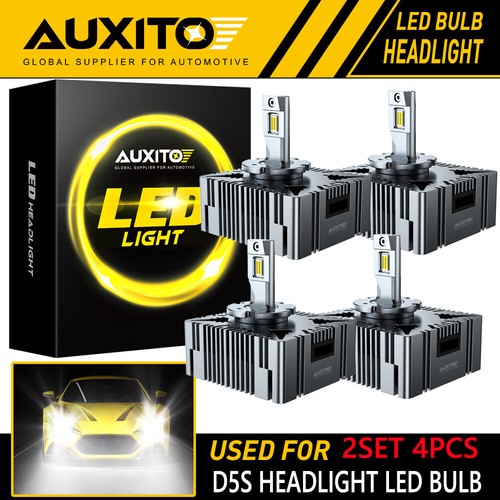 4X D5S D5R LED Headlight Bulbs Replace HID Xenon Super White Conversion ...